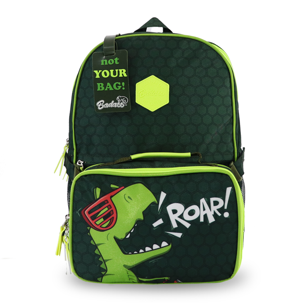 Morral + Lonchera Dino – Badass